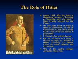 The coming of the third reich - terror | PPT