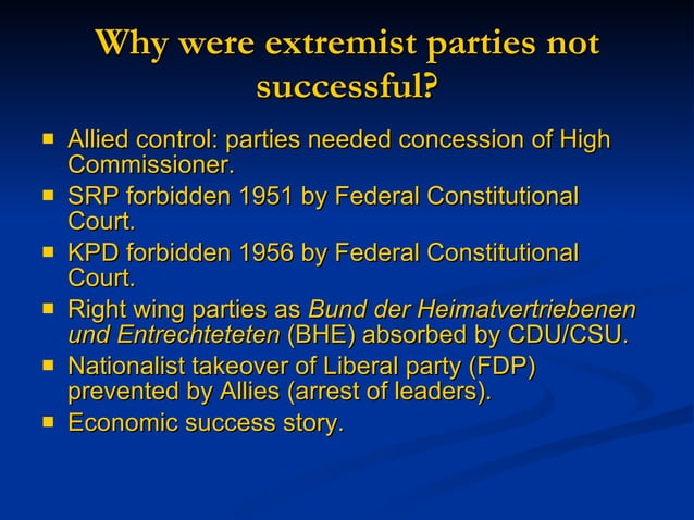 Geschiedenis west germany | PPT