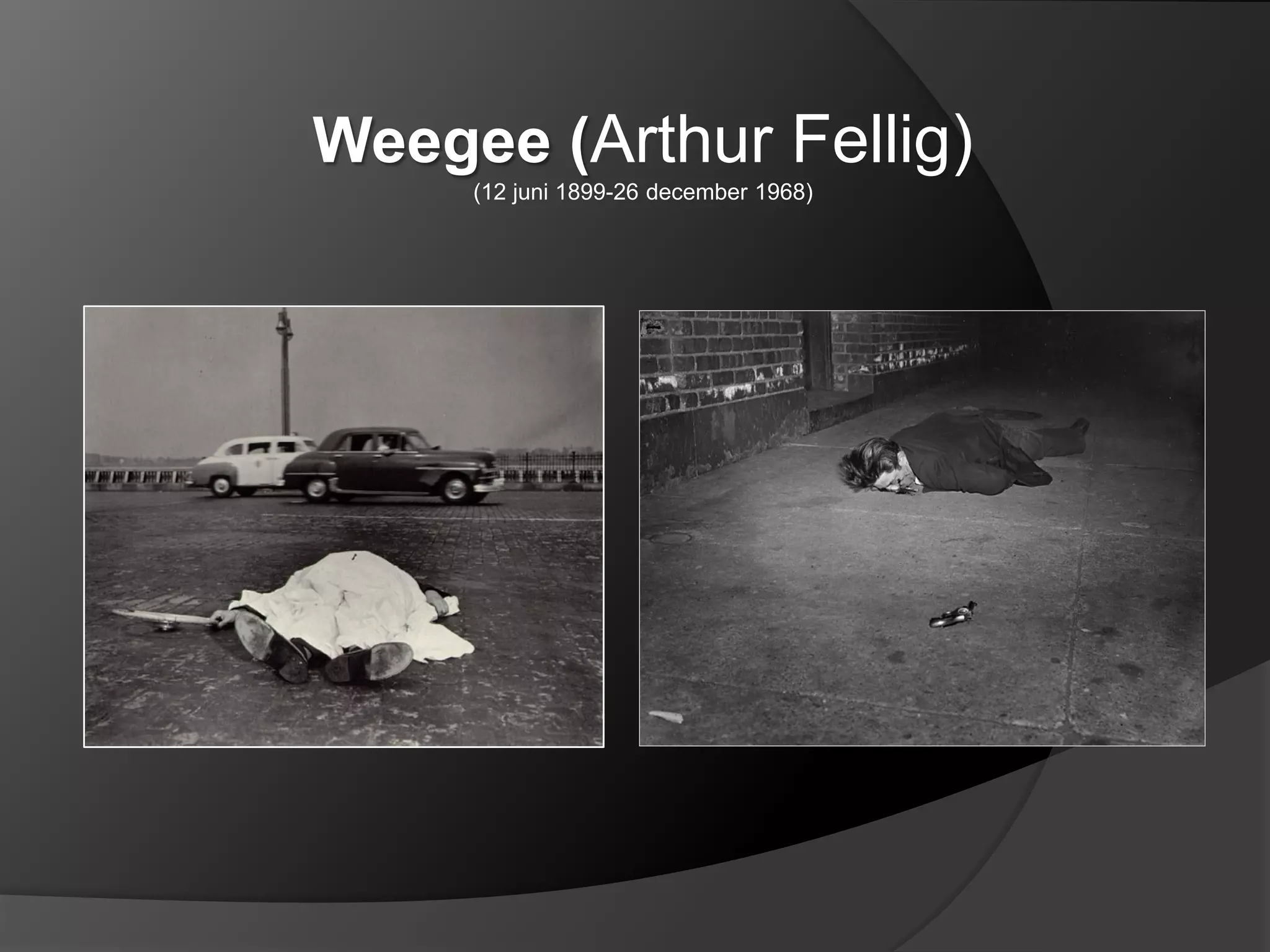weegee, robert mapplethorpe | PDF