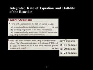 High quality notes for chemical kinetics | PPTX