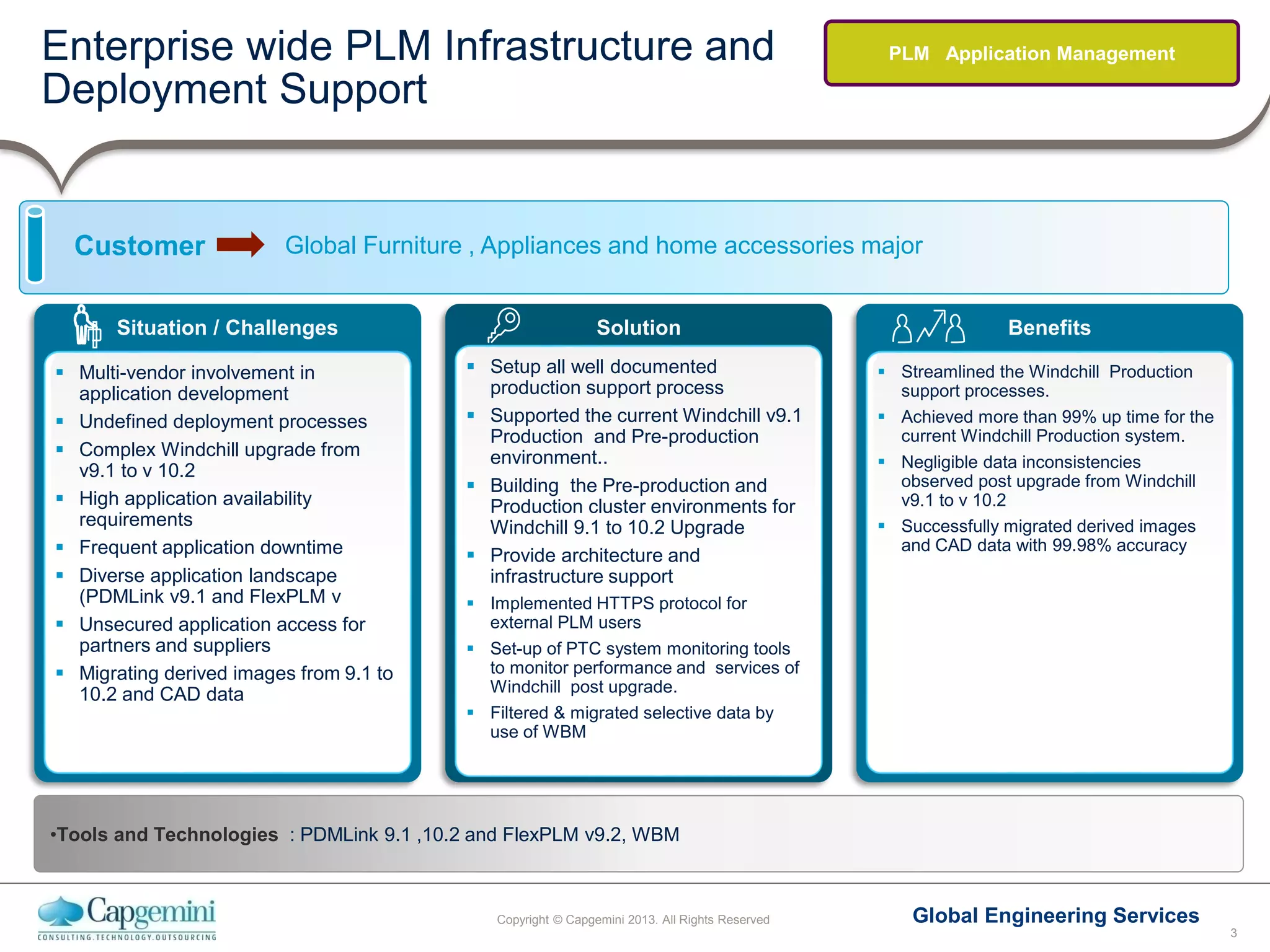 Capgemini Flexplm Case Studies | PPT