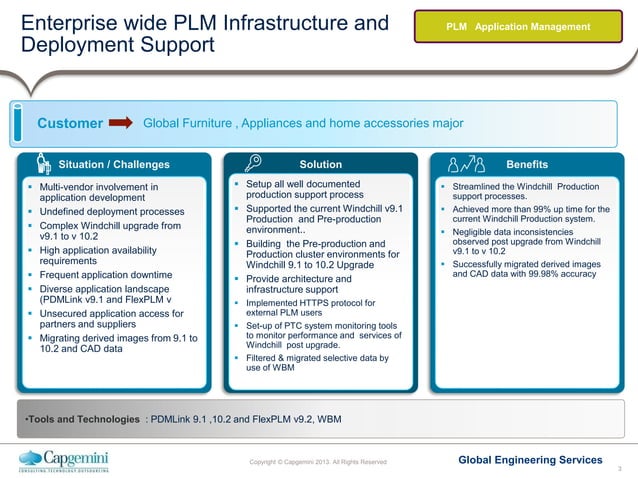 Capgemini Flexplm Case Studies | PPT
