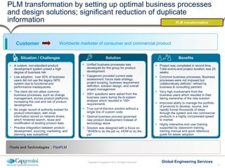 Capgemini Flexplm Case Studies | PPT