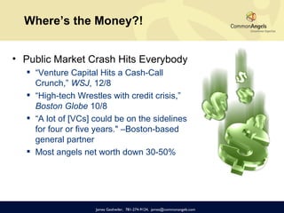Angel & Venture Capital Finance: Where is the Money Moving? | PPT