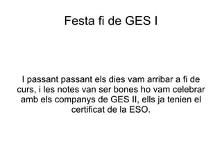 Ges I | ODP