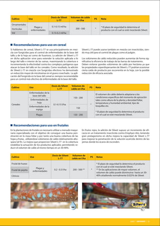 Folleto Silwet L-77 | PDF