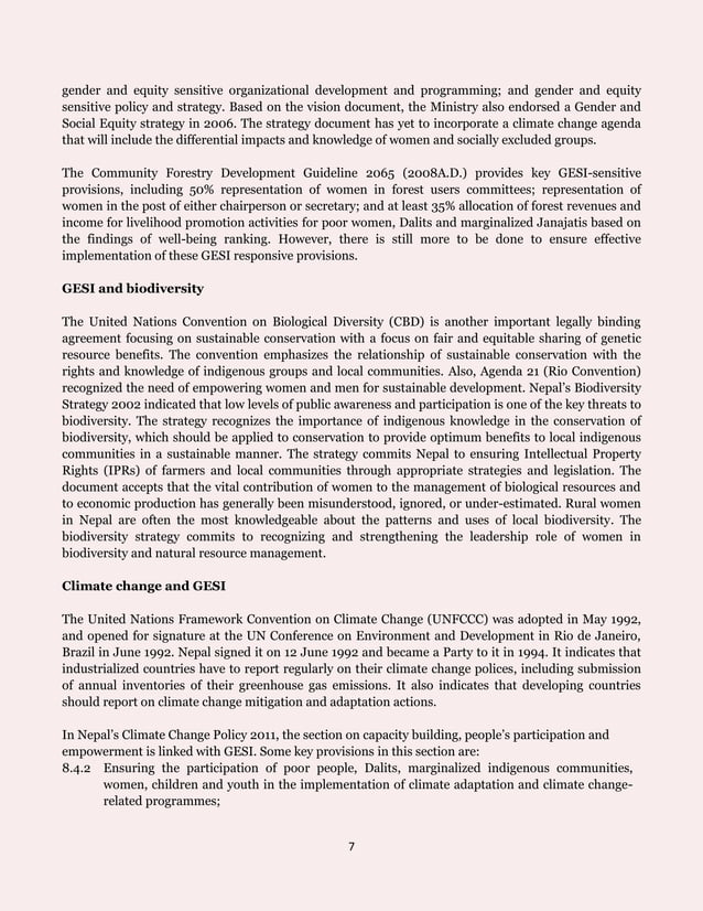 Gesi mainstreaming strategy_of_hariyo_ban_program_1 | PDF | Non-Profit ...