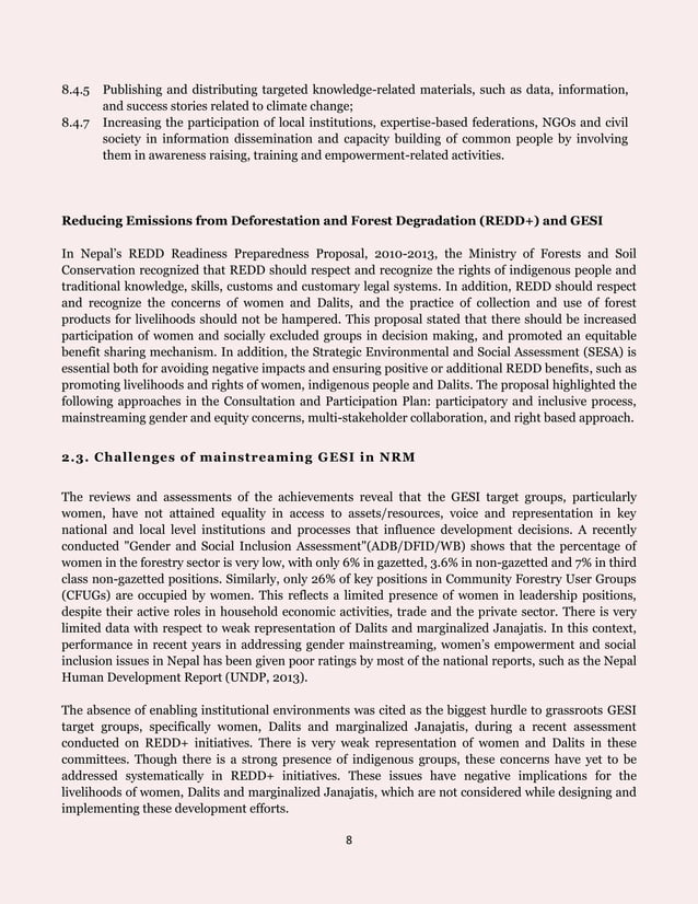 Gesi mainstreaming strategy_of_hariyo_ban_program_1 | PDF | Non-Profit ...