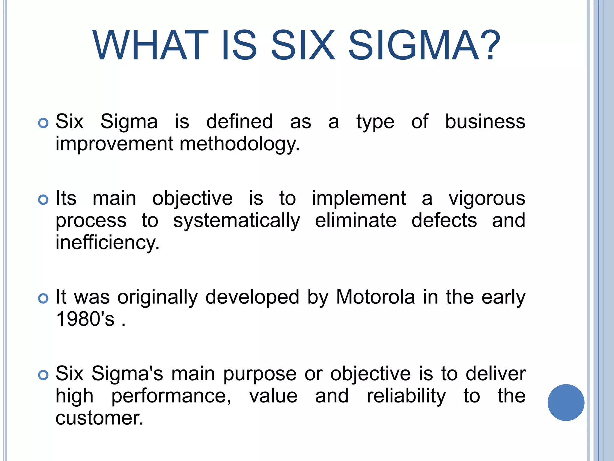 Ge Six Sigma | PPTX