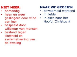 heen en weer geslingerd? | PPT