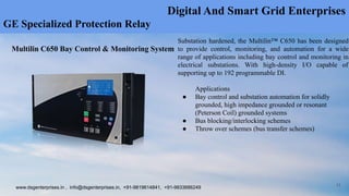 Ge specialized Protection Numerical Relays | PDF