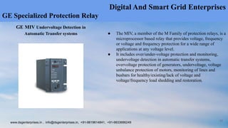 Ge specialized Protection Numerical Relays | PDF