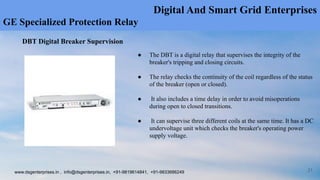 Ge specialized Protection Numerical Relays | PDF