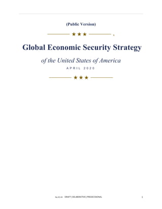 The Global Economic Security Strategy (GESS) Public Version | DOCX