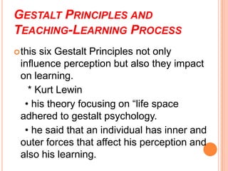 Gestalt LEARNING THEORY SULTAN THE MONKEY | PPTX