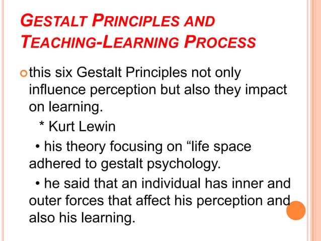 Gestalt LEARNING THEORY SULTAN THE MONKEY | PPT