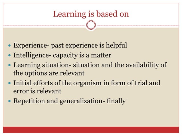 Gestalt insightful learning | PPTX