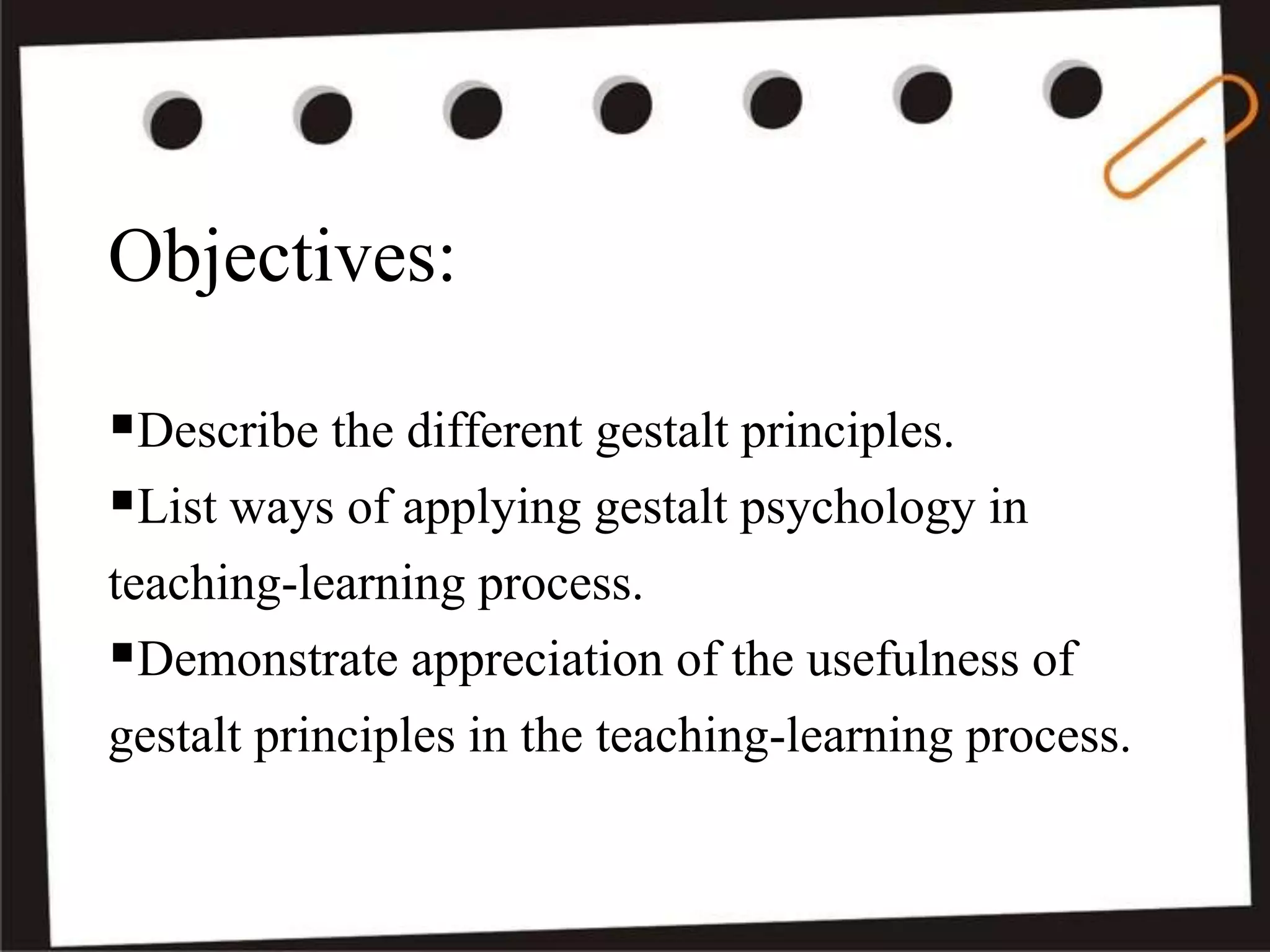 Gestalt principles | PPTX
