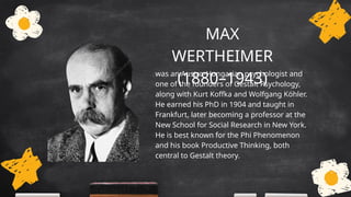 Gestalt Theory for Facilitating Learning Centered | PPTX
