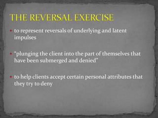 Gestalt approach to counseling | PPTX