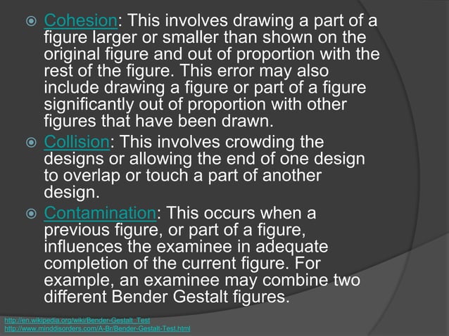 Gestalt bender report | PPTX