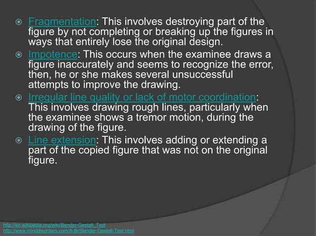 Gestalt bender report | PPTX