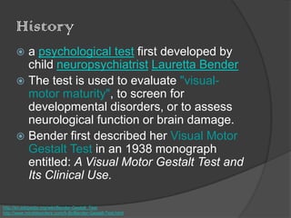 Gestalt bender report | PPTX