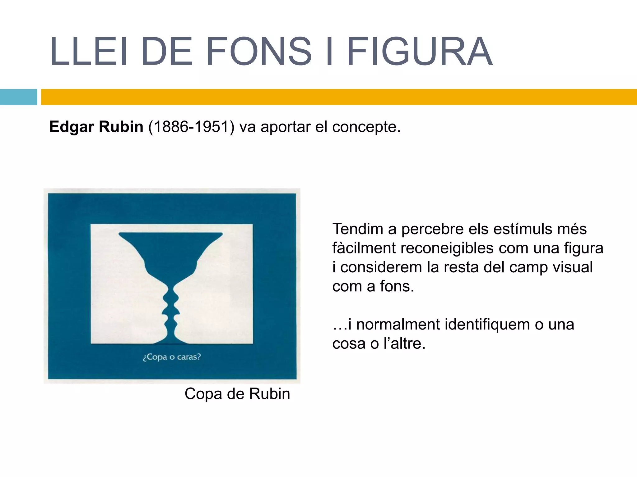 Teoria de la Gestalt: Les lleis de la percepció visual | PPTX
