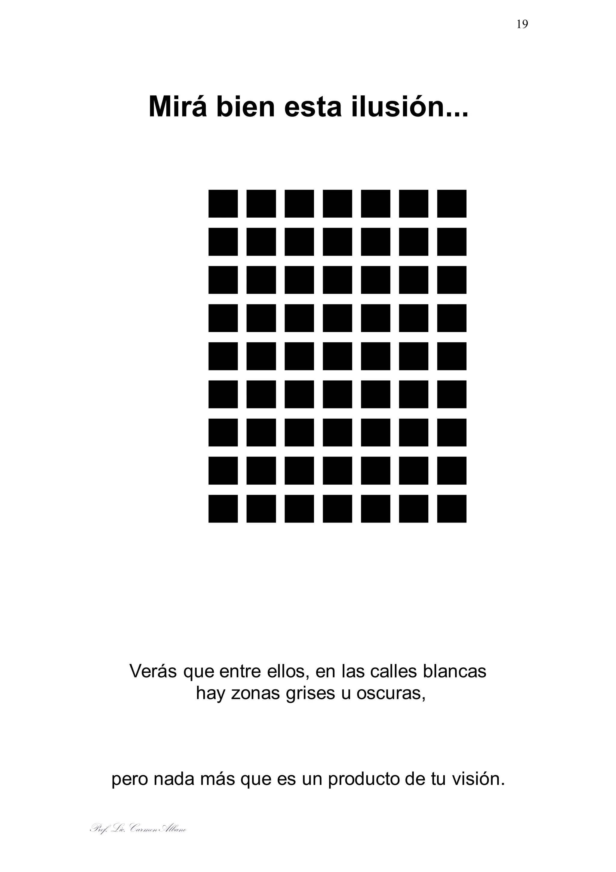 ILUSIONES OPTICAS. ¿Qué lográs ver? de Psicología de la GESTALT ...