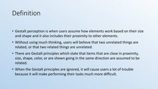 Gestalt Principles | PPTX
