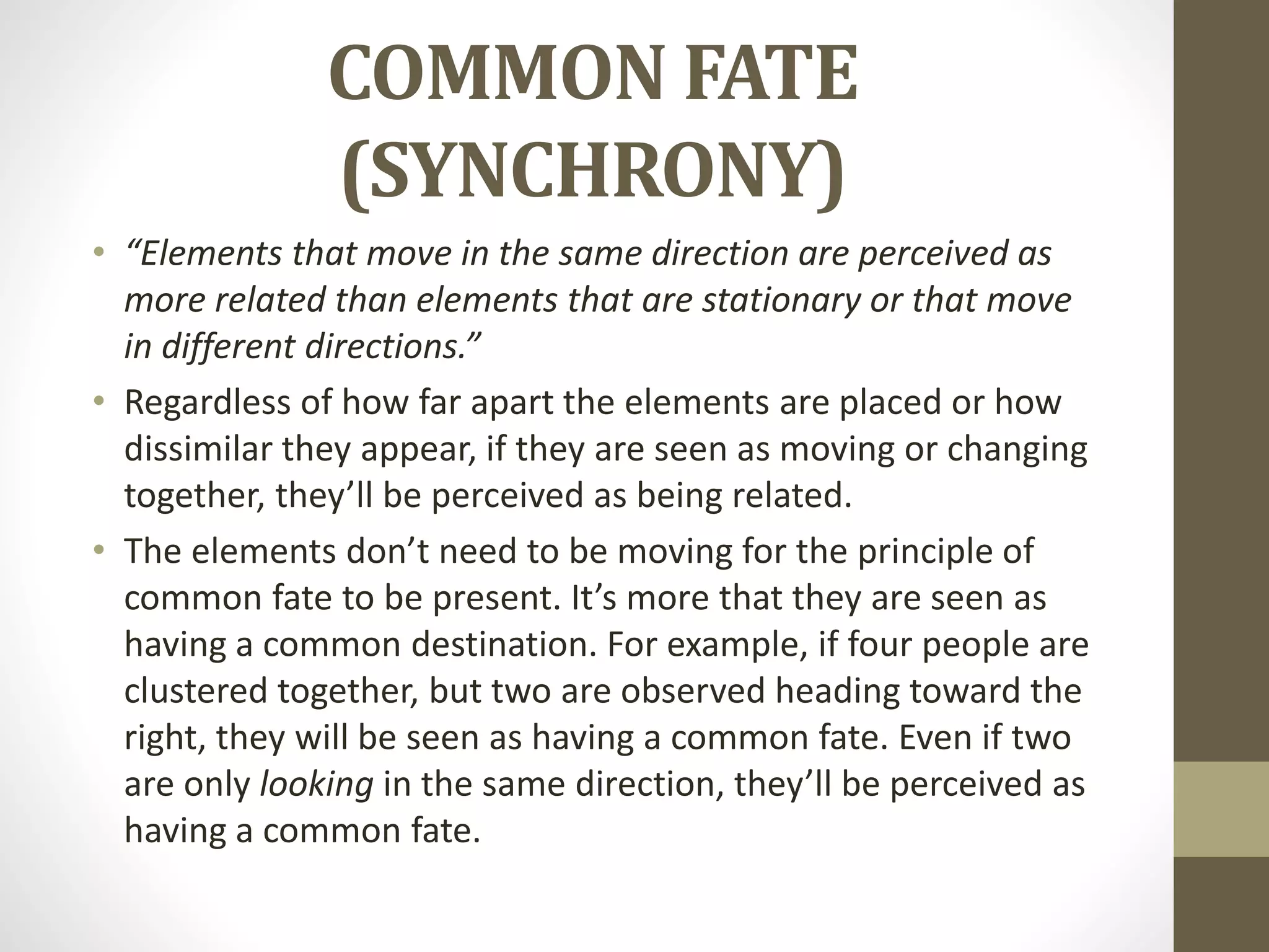 Gestalt principles of form perception | PPTX