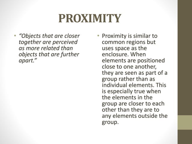 Gestalt principles of form perception | PPTX