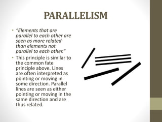 Gestalt principles of form perception | PPTX