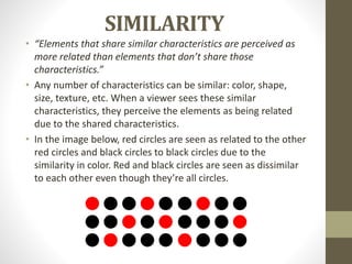 Gestalt principles of form perception | PPTX