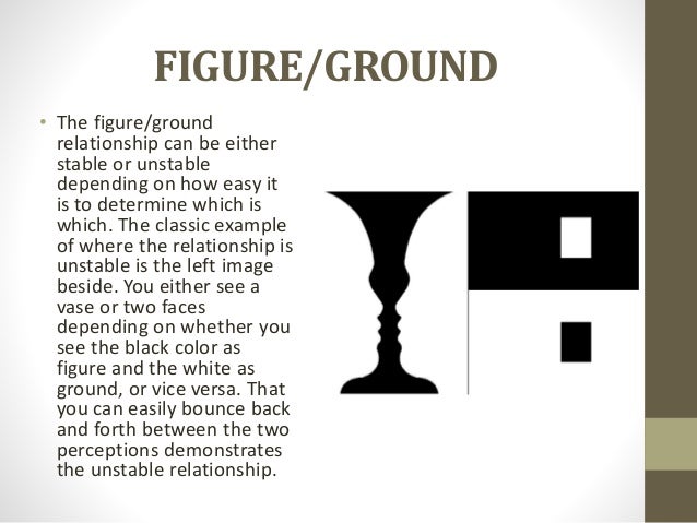 Gestalt principles of form perception Gestalt principles of form perception