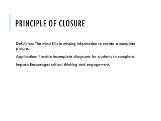 Gestalt Principles in Teaching Biology Education | PPTX