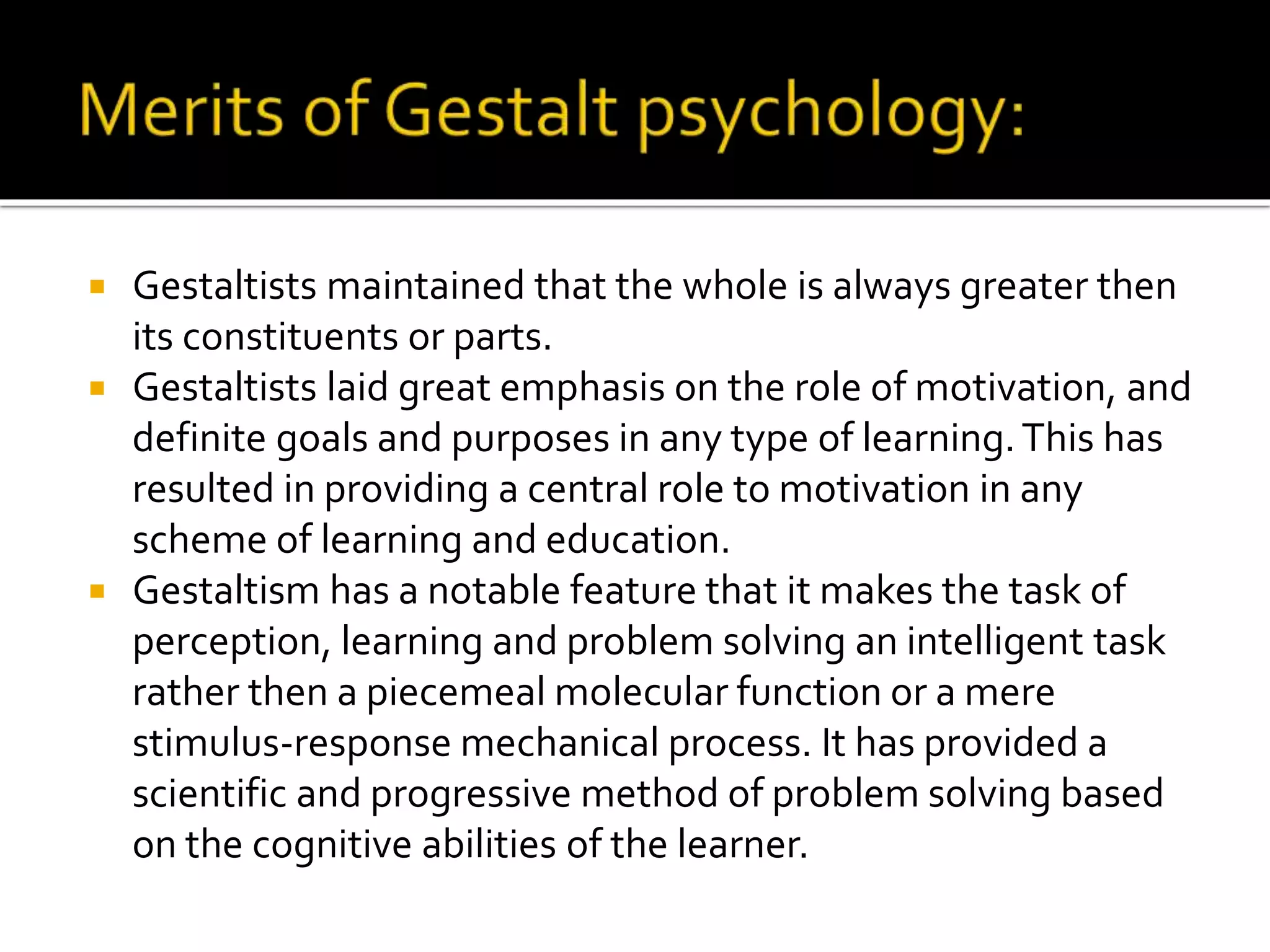Gestalt psychology | PPTX