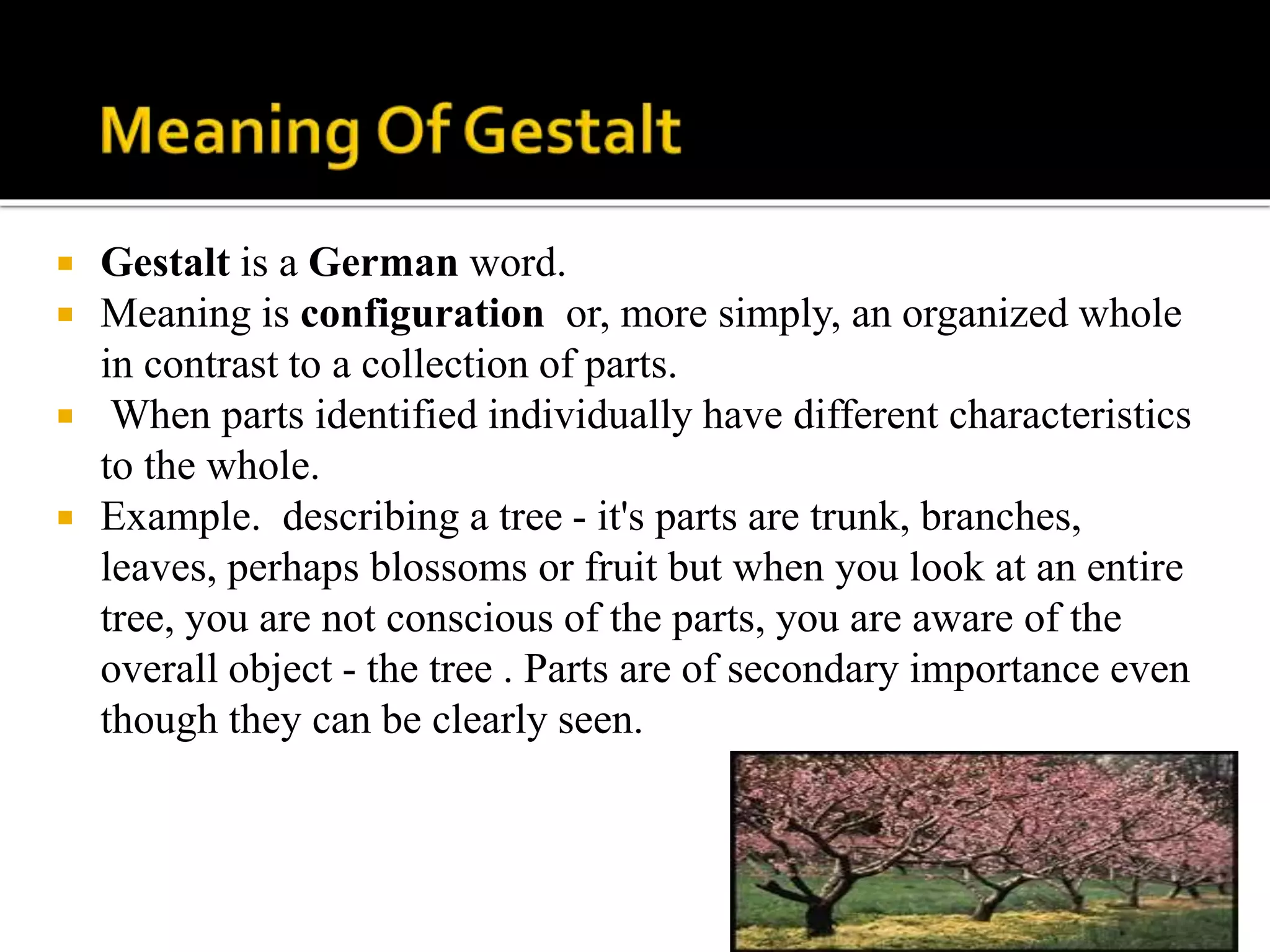 Gestalt psychology | PPTX