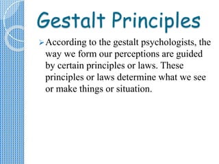 Gestalt Psychology | PPTX