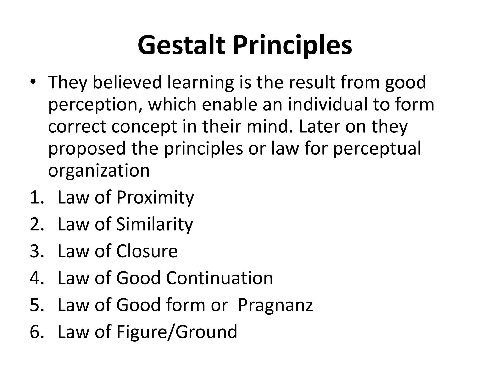 Gestalt psychology | PPTX