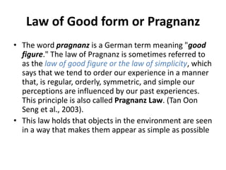 Gestalt psychology | PPTX | Physics | Science