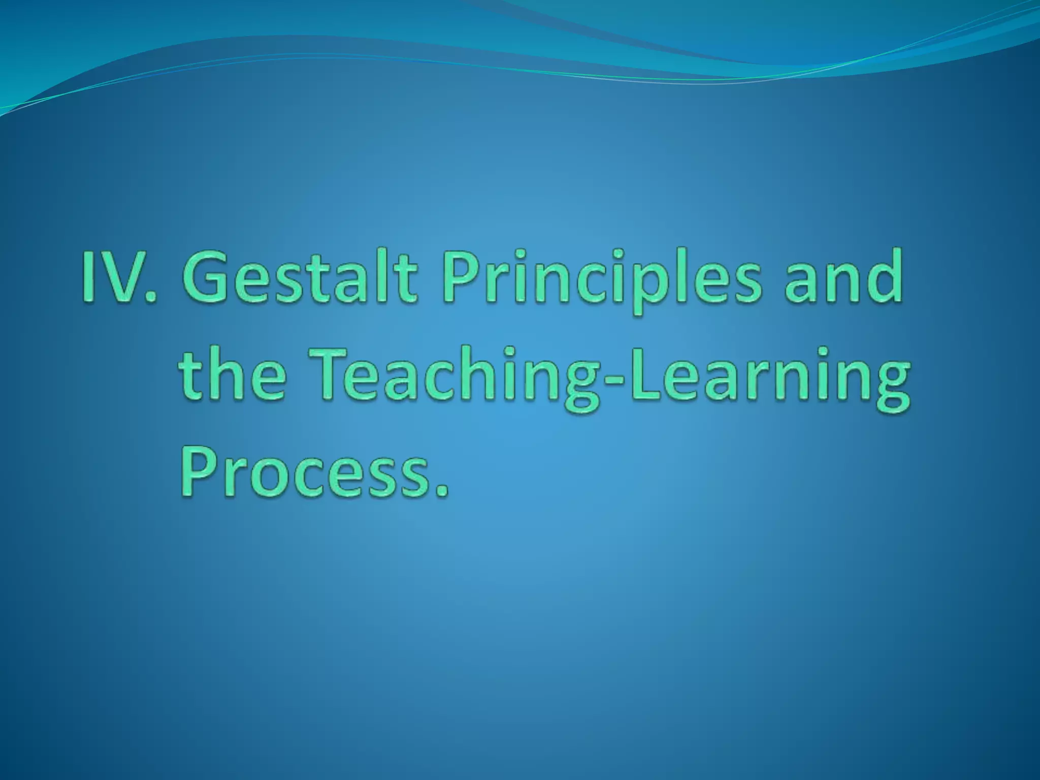 Gestalt psychology slideshare | PPTX