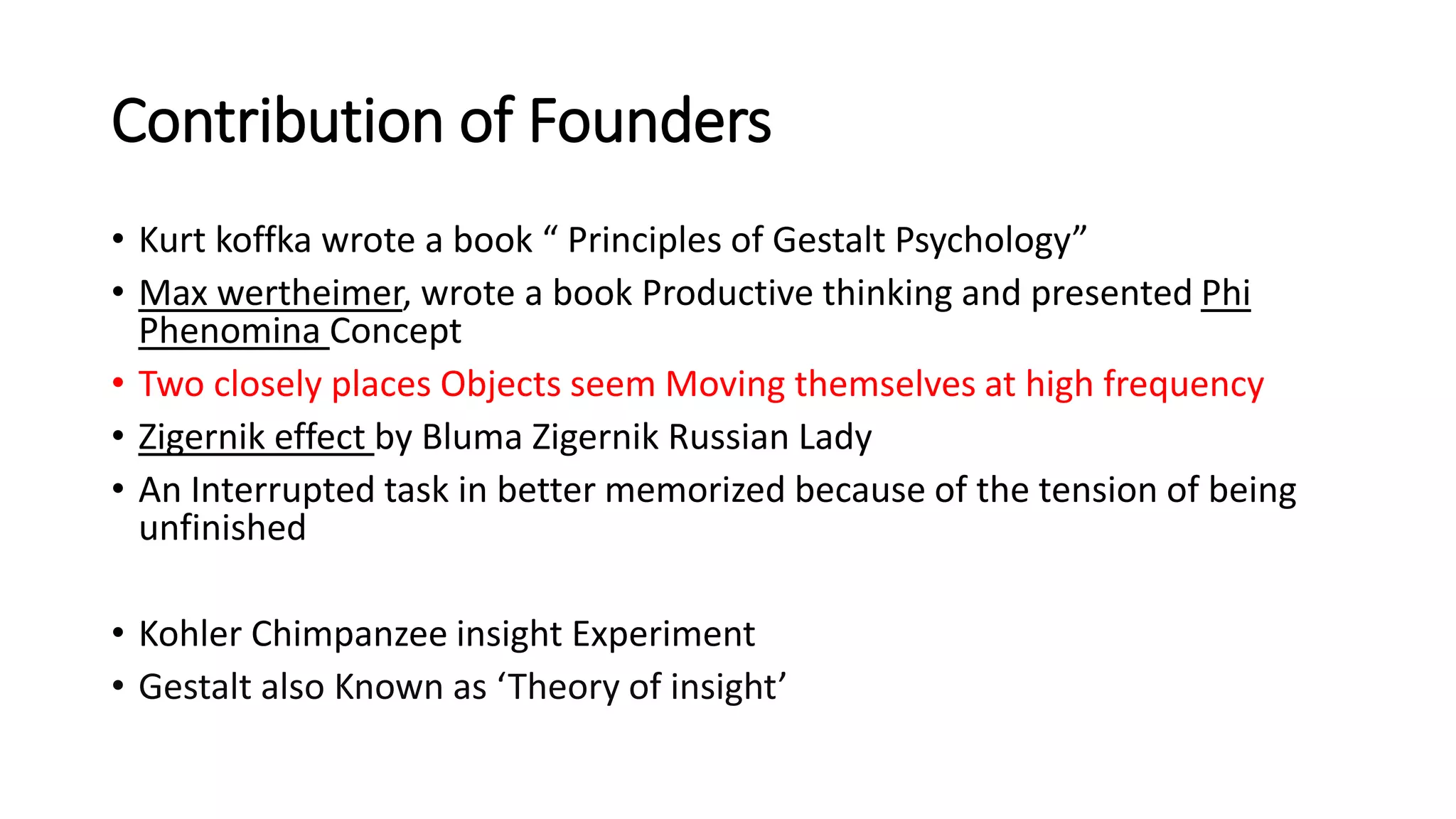 Gestalt school of thought | PPTX