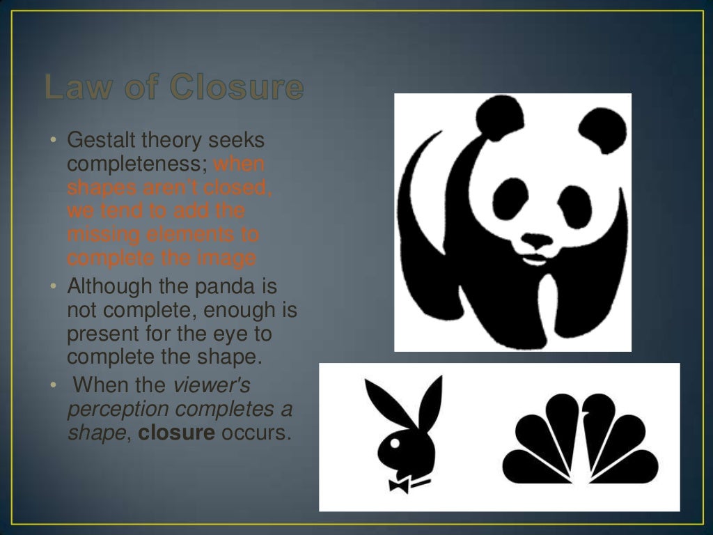 Gestalt’s principle of perception