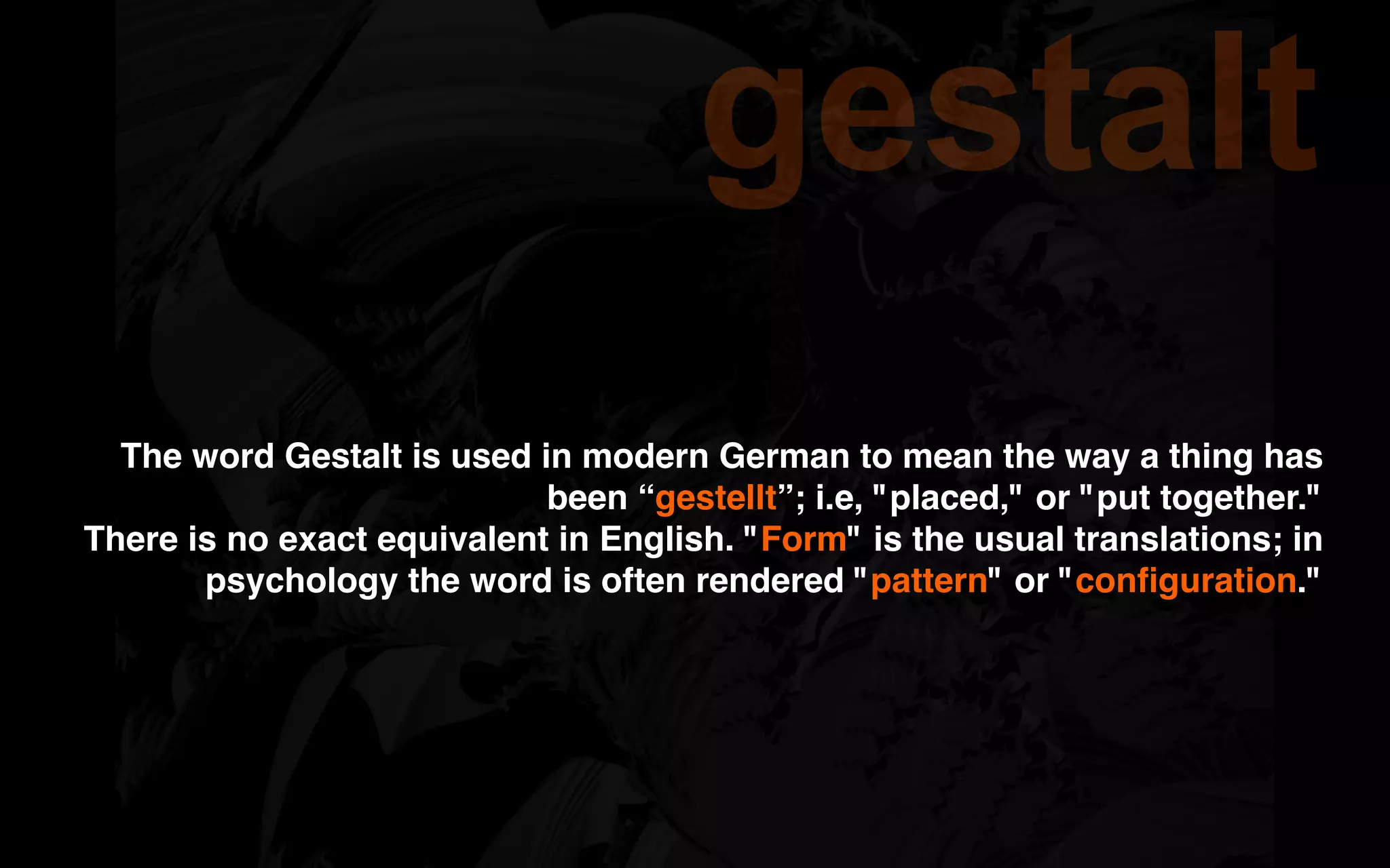 Gestalt Theory | PDF