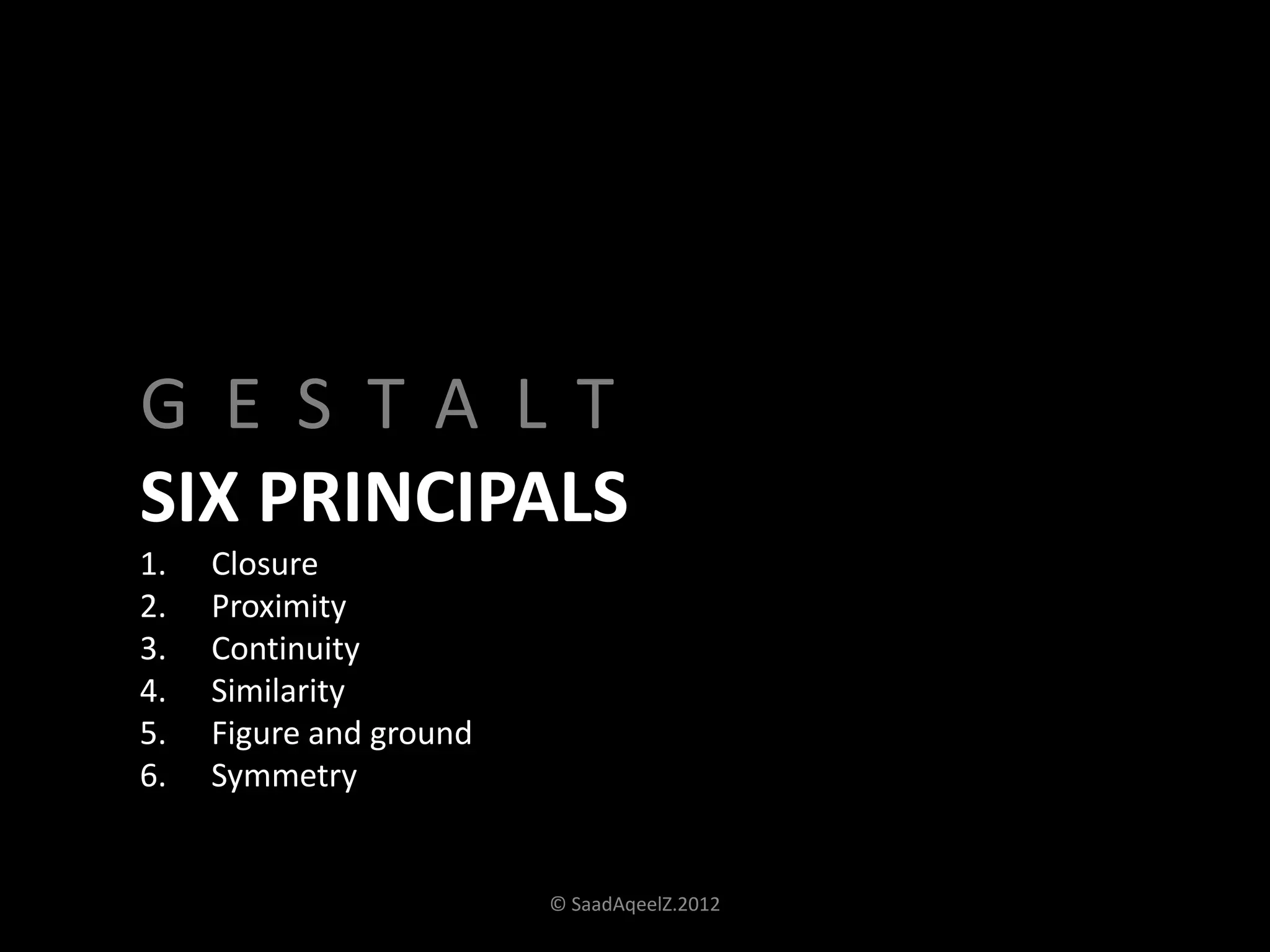 Gestalt theory | PDF