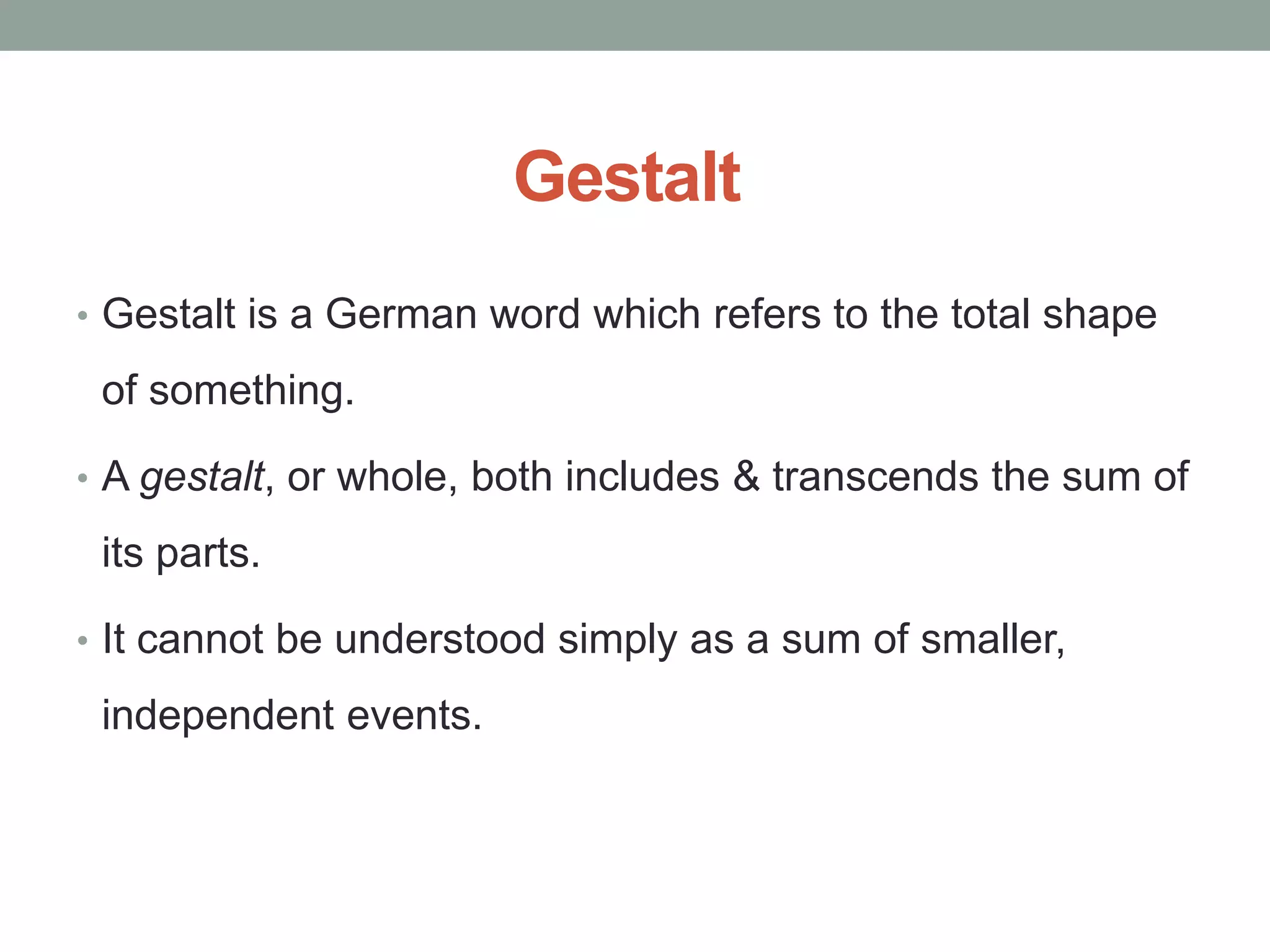 Gestalt therapy 1 | PPTX
