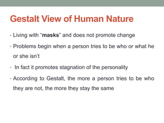 Gestalt therapy 1 | PPTX