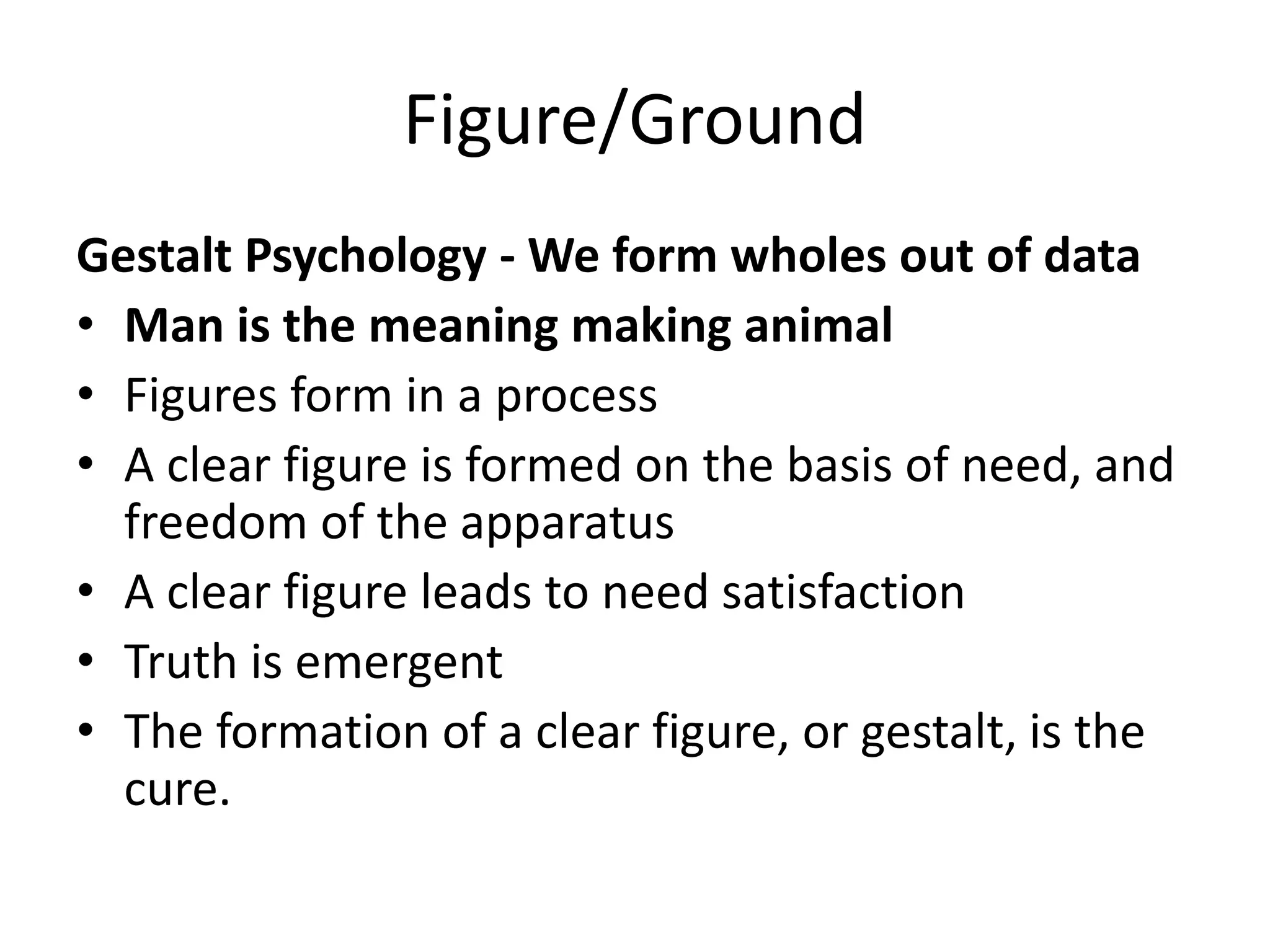 Gestalt Therapy: An Introduction | PPTX