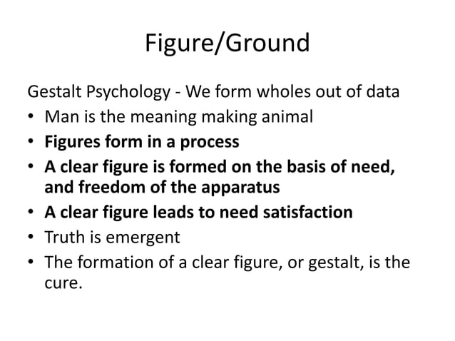 Gestalt Therapy: An Introduction | PPTX